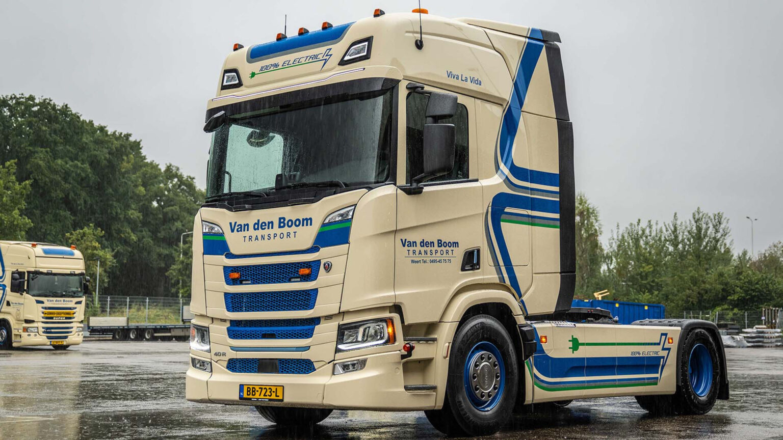 Van den Boom Transport investeert in eerste volledig elektrische Scania R400E BEV